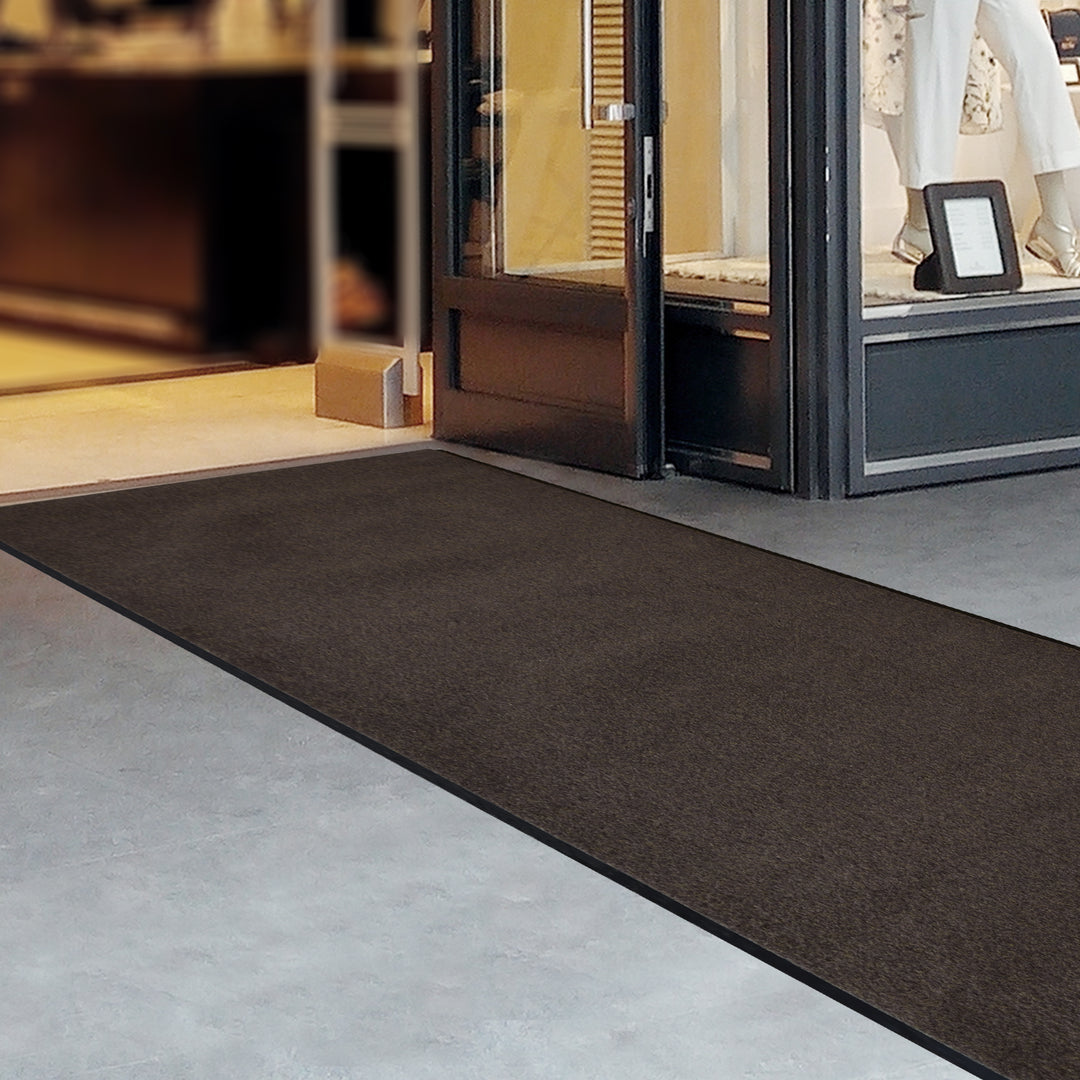 Heavy Duty Interior/Exterior Utility Plush Pile Vinyl Back Runner, Mat ...